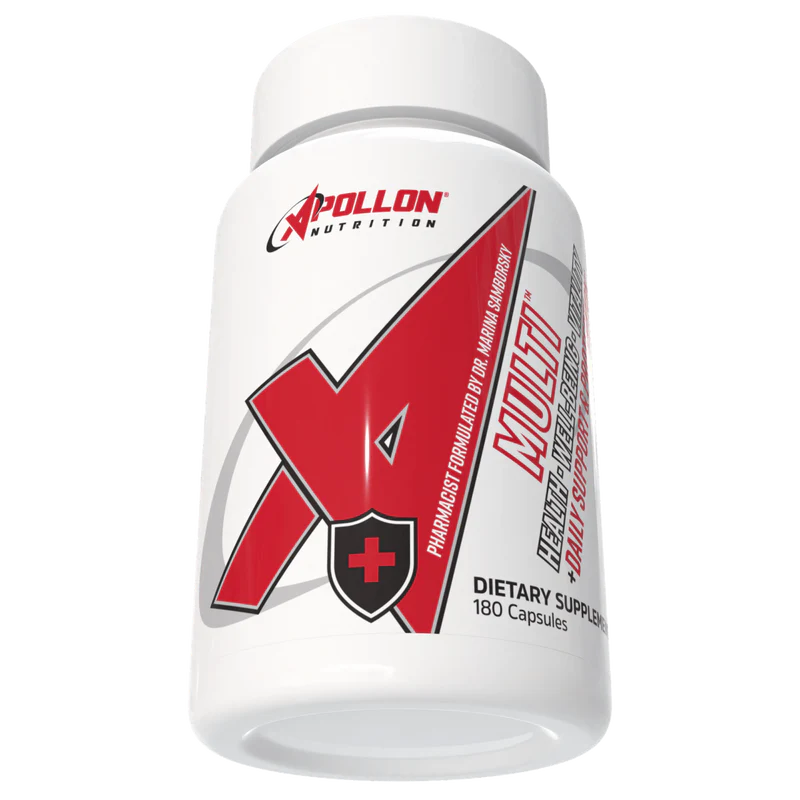 Apollon Nutrition - Premium Multivitamin & Mineral 180 Caps – Wolf ...