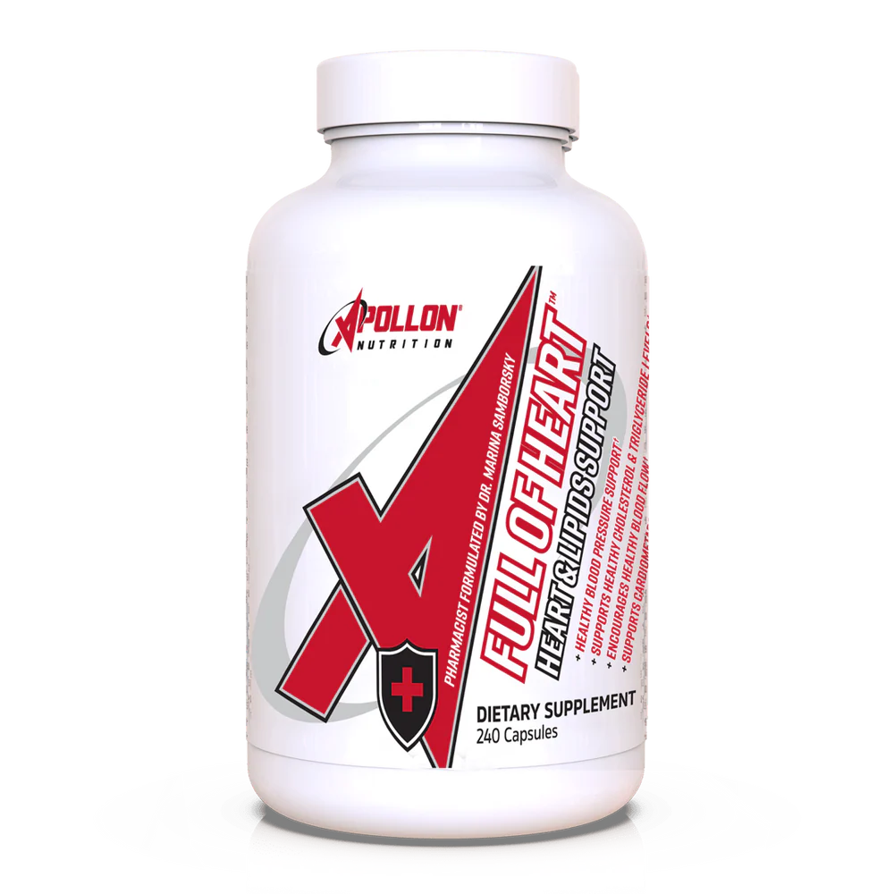 Apollon Nutrition - Full of Heart Premium Cardiovascular Support – Wolf ...